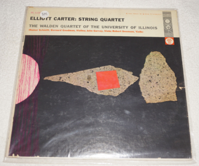 LP : Elliott Carter String Quartet - Walden Quartet of University of Illinois | eBay