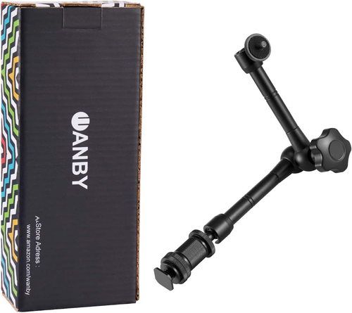 Magic Arm 11" Articulating Friction Arm Adjustable W/Hot Shoe Mount 1/4 ...