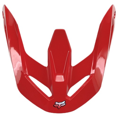 Fox Racing V1 Toxsyk Helmet Visor/Peak Fluo Red | eBay