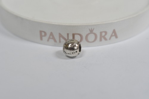 Pandora Charm Genuine - Many Thanks Silver Charm - Number 791276 | eBay ...