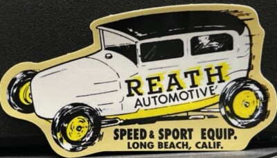VRHTF NHRA "VERY COOL "REATH AUTOMOTIVE SPEED SPORT EQUIPMENT" 2.5" X 4 ...