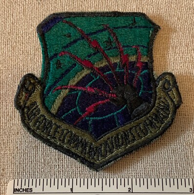Vintage US AIR FORCE COMMUNICATIONS COMMAND Uniform Badge PATCH ...