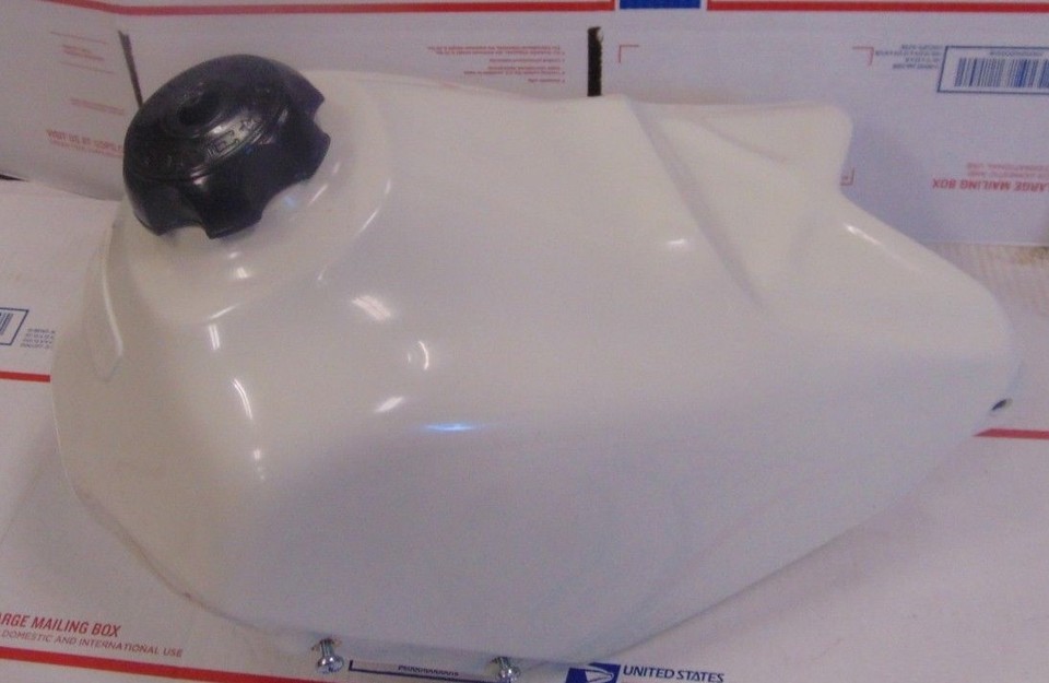 WHITE plastic Clarke Gas Fuel Tank cap petcock more HONDA ATC 350X ALL ...