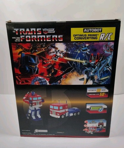 Transformers Optimus Prime Auto Converting RC Remote Control Toy New ...