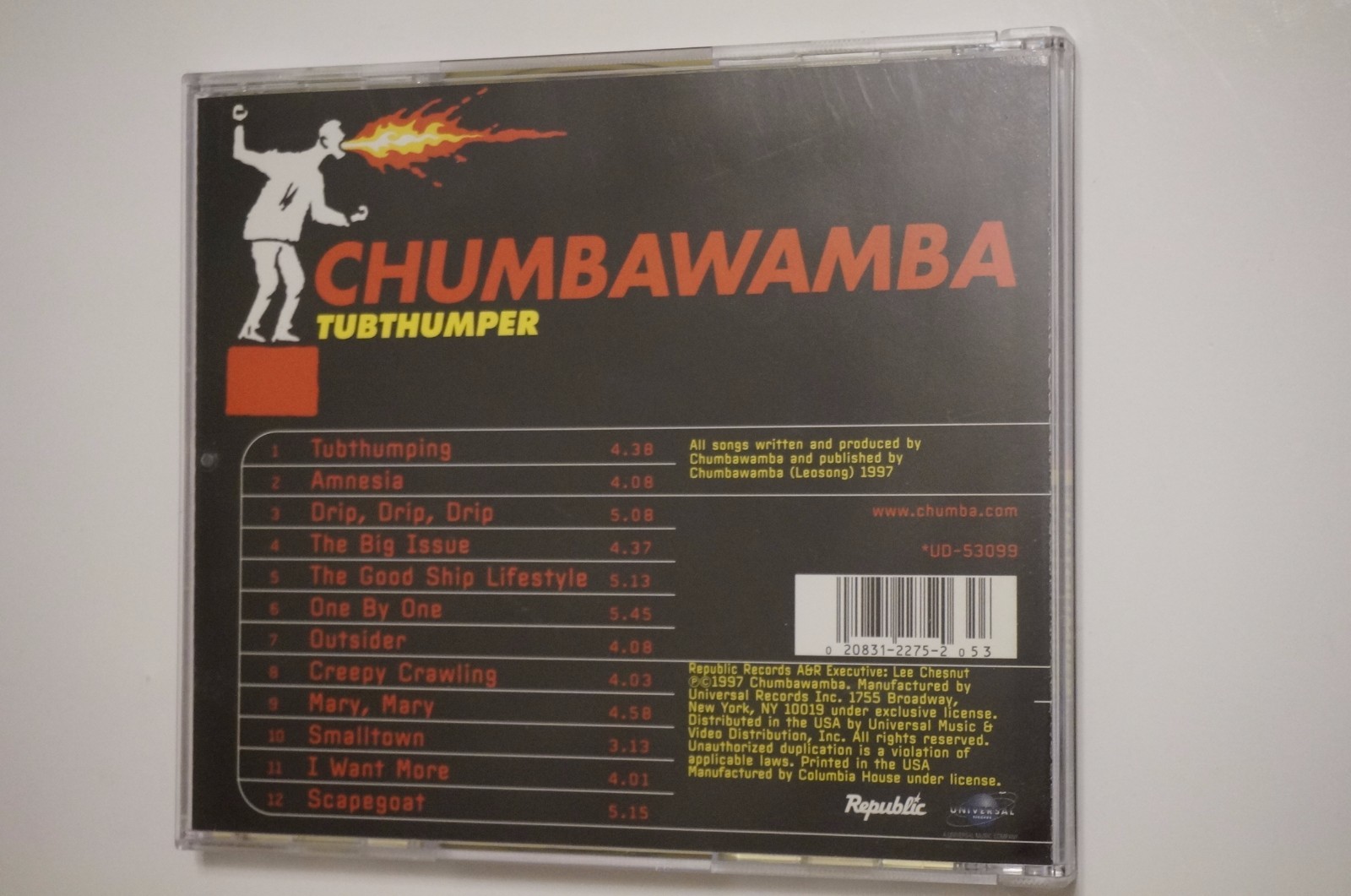 Tubthumper by Chumbawamba (CD, Sep-1997, Universal Distribution ...