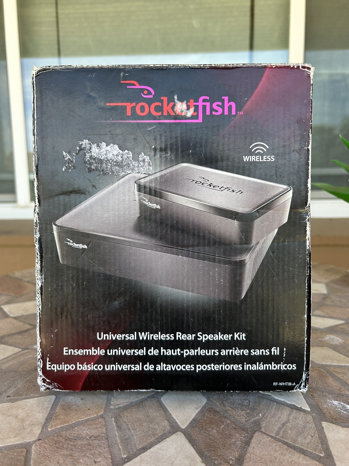 Rocketfish RF-WHTIB Receiver Universal Wireless Black Rear Speaker Kit ...