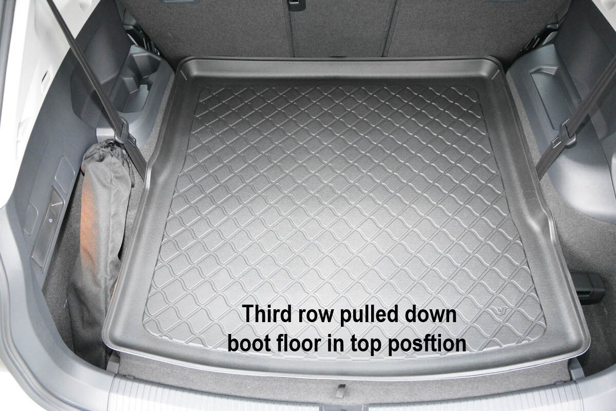 Boot Mat Liner Waterproof Anti slip for VW Tiguan Allspace 5/7 Seats ...