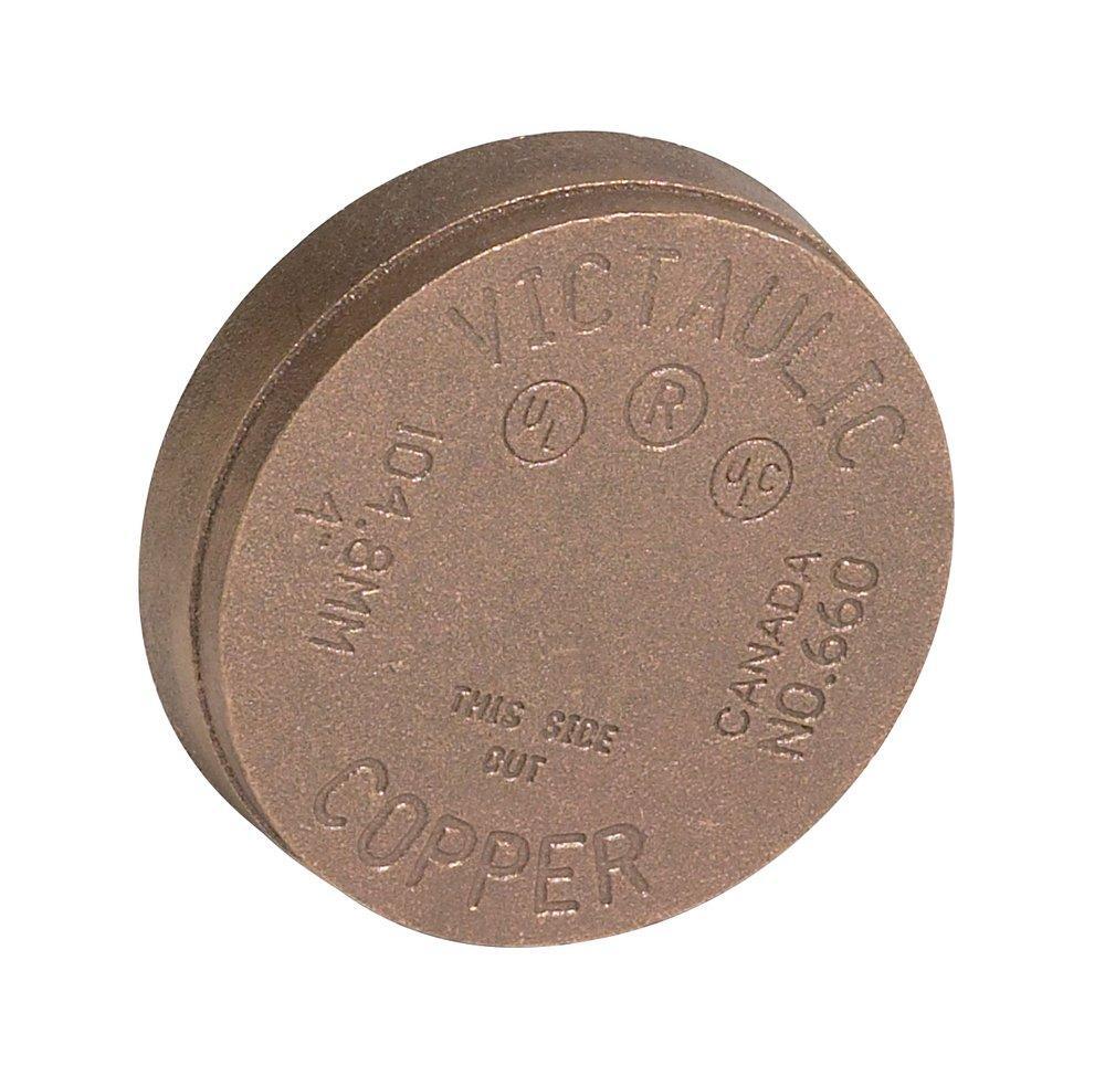 Victaulic F030660C0C Style 660 3 in. Grooved Copper Cap | eBay