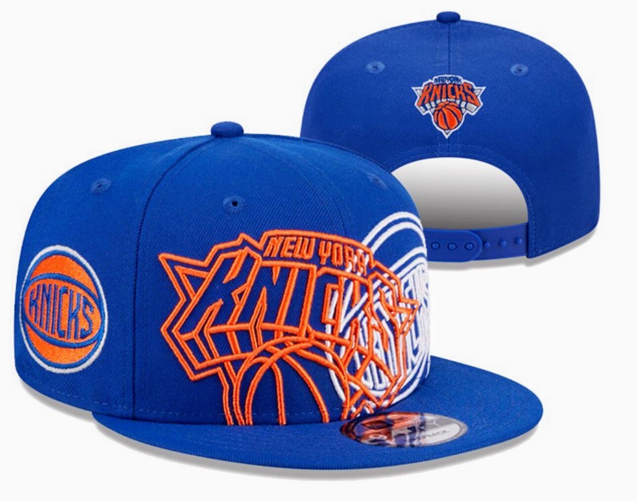 New York Knicks Hat Snapback Adjustable Fit Blue New Style Fast Ship | eBay
