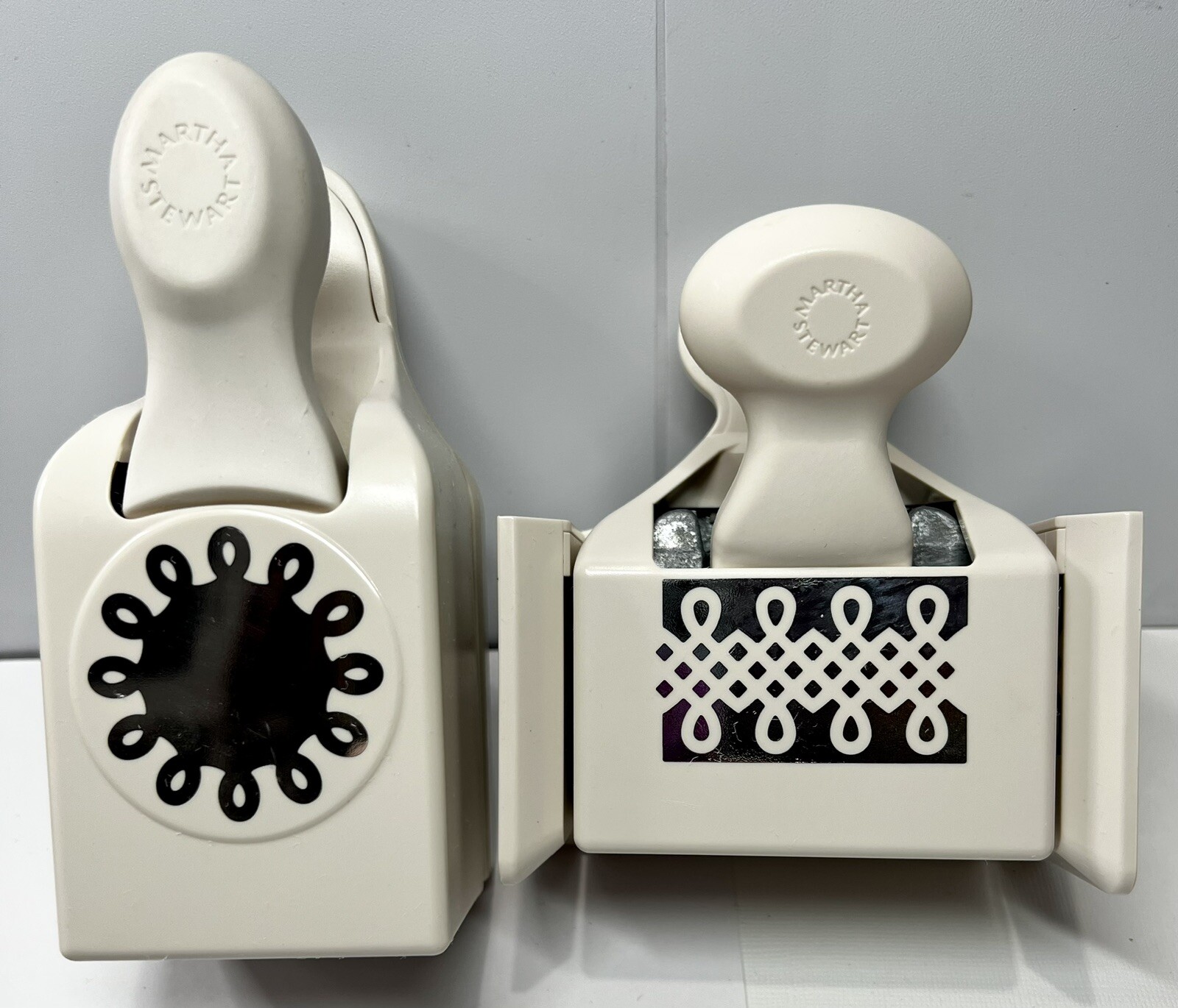 Martha Stewart TRELLIS LOOP Double Edge & Circle Loops Flower Punch Set ...