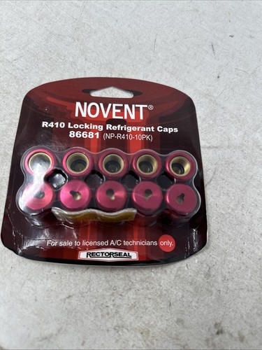 RectorSeal 86681 Novent R410 Locking Refrigerant Caps 10pk, NIB/FREE ...