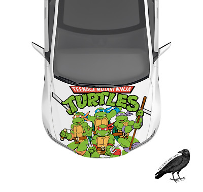 Teenage Mutant Ninja Turtles Hood Wrap 3M Premium 5YR Vinyl Car Decal ...