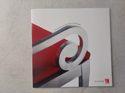 vintage 2000 Saturn SC1 SC2 3 Door Coupe Fold Out Car Brochure 8"x8" | eBay