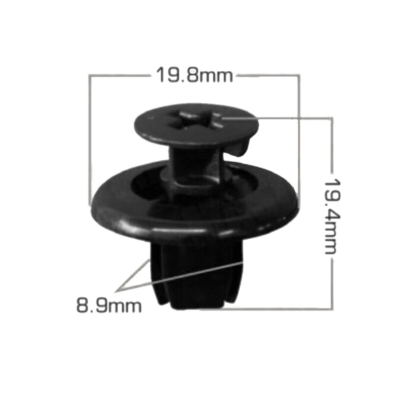 10 Pcs Fender Liner Retainer Clip 90467-09166 For Toyota Camry Prius ...