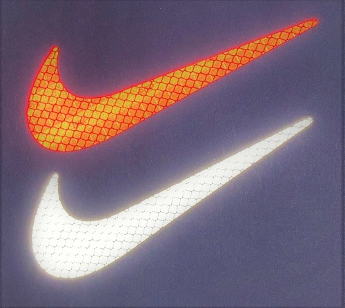 Nike Swoosh Logo 3M Reflective Stickers Decals Reflector Pack Car Bike ...