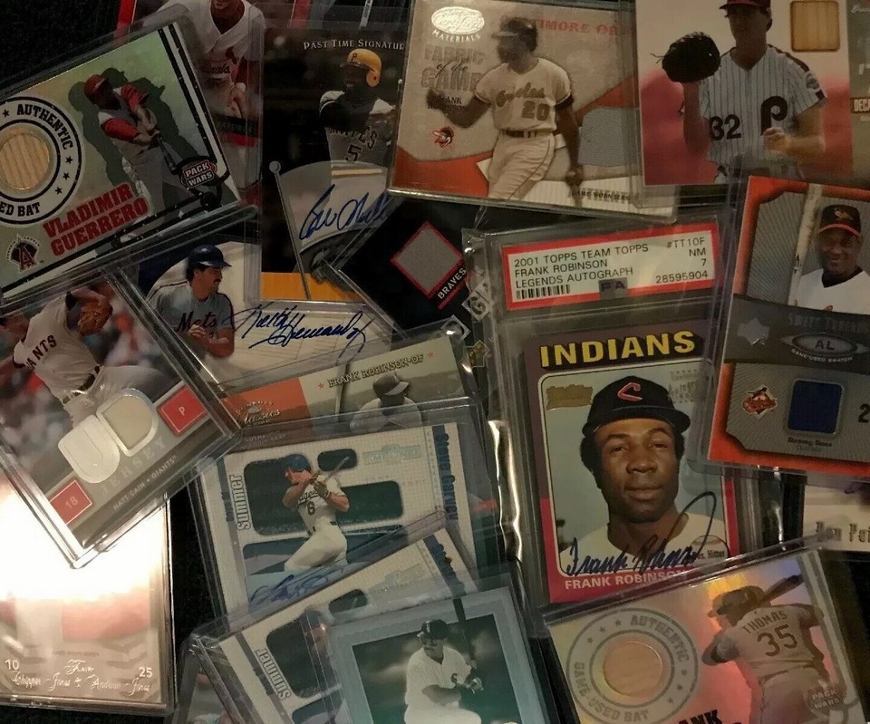 Best All 10x MLB Auto & Relic Card ONLY Lot Authentic Hits COA HOF Star ...