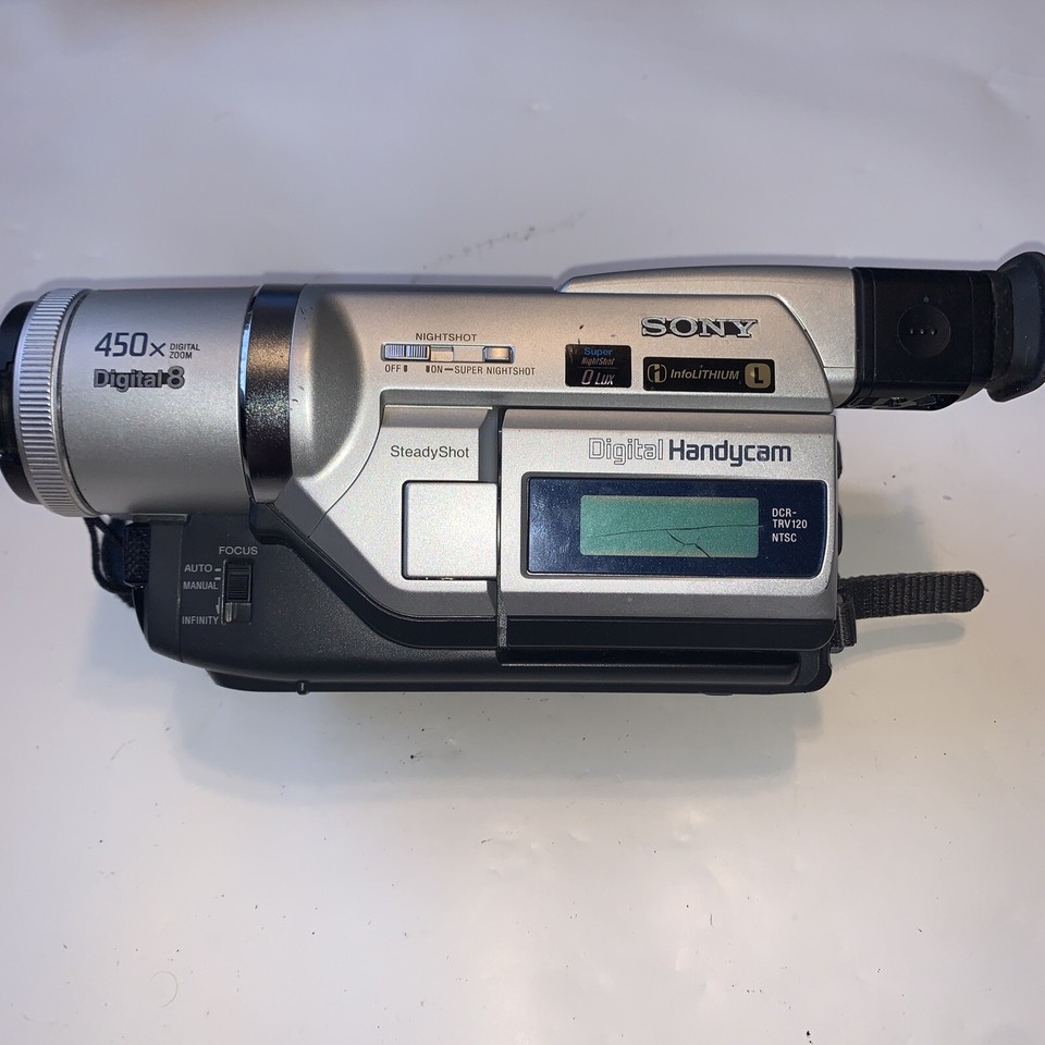 Sony DCR-TRV120E PAL Digital8 Hi8 Video8 Camcorder VCR Video Transfer ...