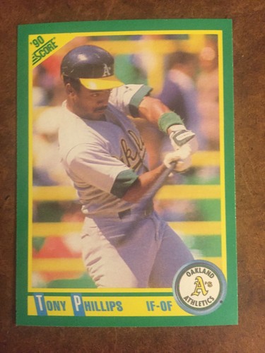 Tony Phillips 84 Score 1990 MLB Baseball Trading Card | eBay
