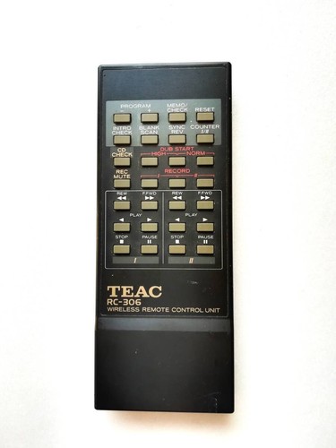 Teac Audio Remote Control Rc-306 Working Product | eBay