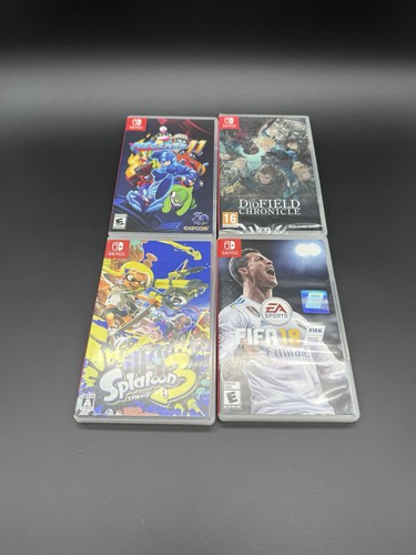 Nintendo Switch 4 Video Game Collection Lot - 3 Complete Cib, 1 New ...