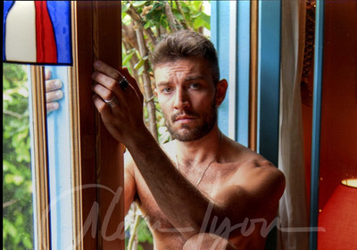 Alan Lyon Original Male Metallic Photo gay 14x11 (18) Alex in window | eBay