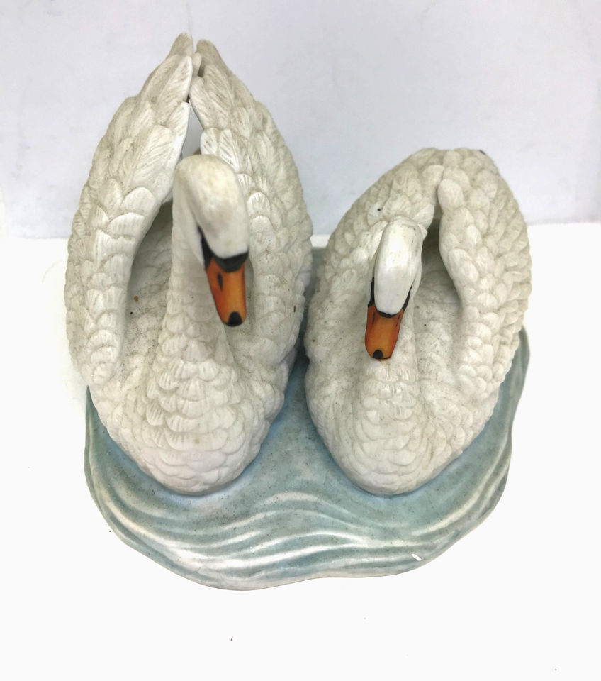 Vintage Royal Osborne Porcelain 2 Swans Figurine | eBay
