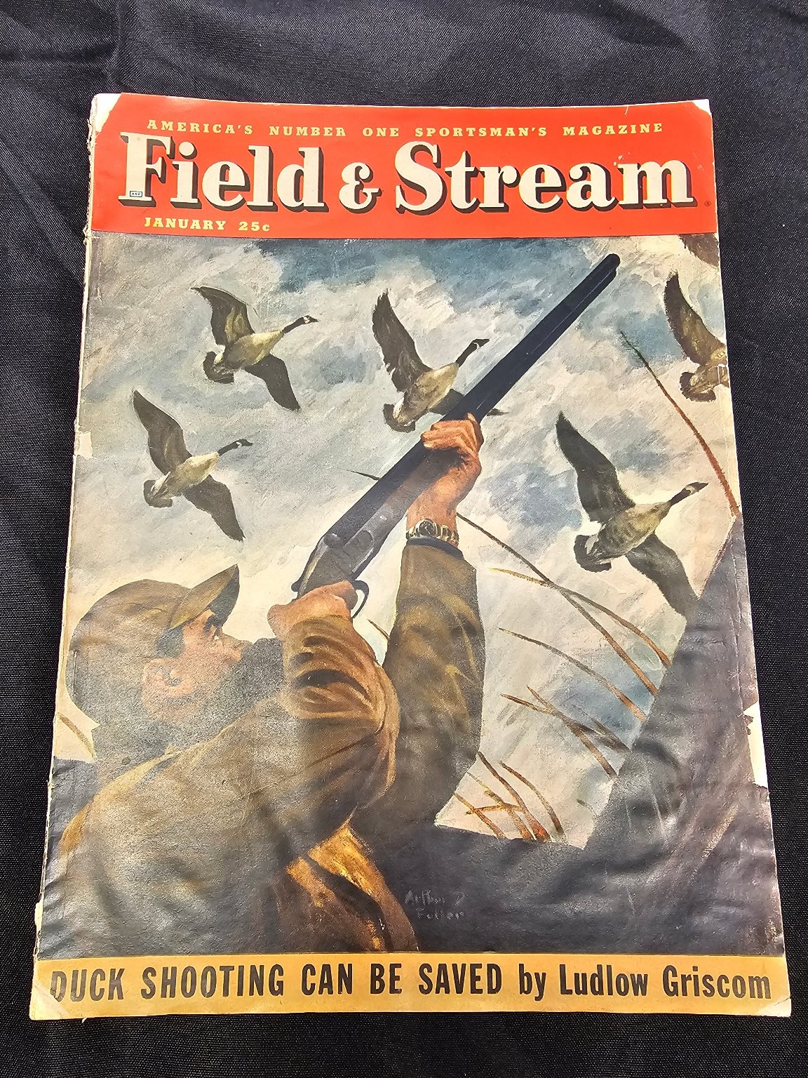 Vintage Field & Stream Magazine January Duck Hunting Sportsman | eBay