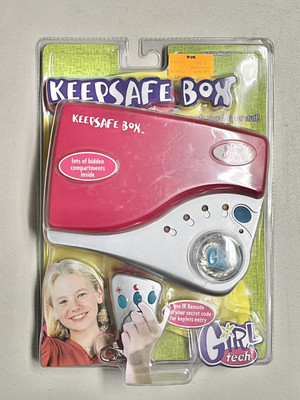 Radica Girl Tech Electronic Pink Keepsafe Box w/ IR Remote 2000, SEALED ...