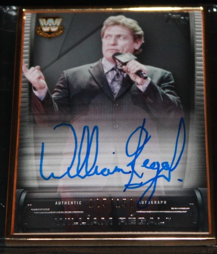 2021 Topps WWE Undisputed William Regal Framed Autographed Card 125/150 ...
