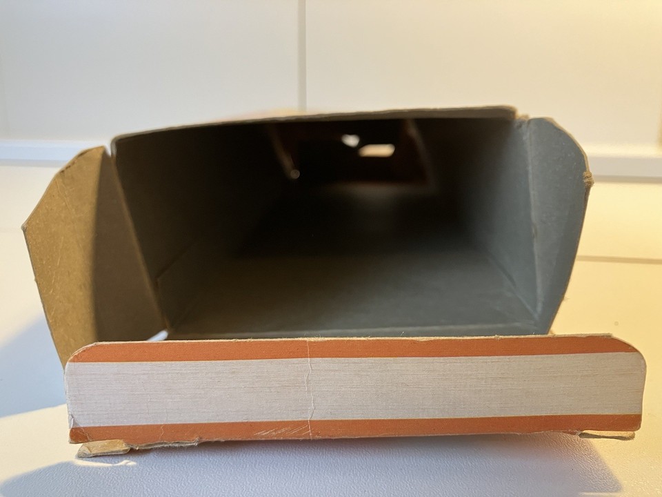 Vintage 1980s Palitoy Action Man Empty Basic Figure Box & leaflets 100% ...