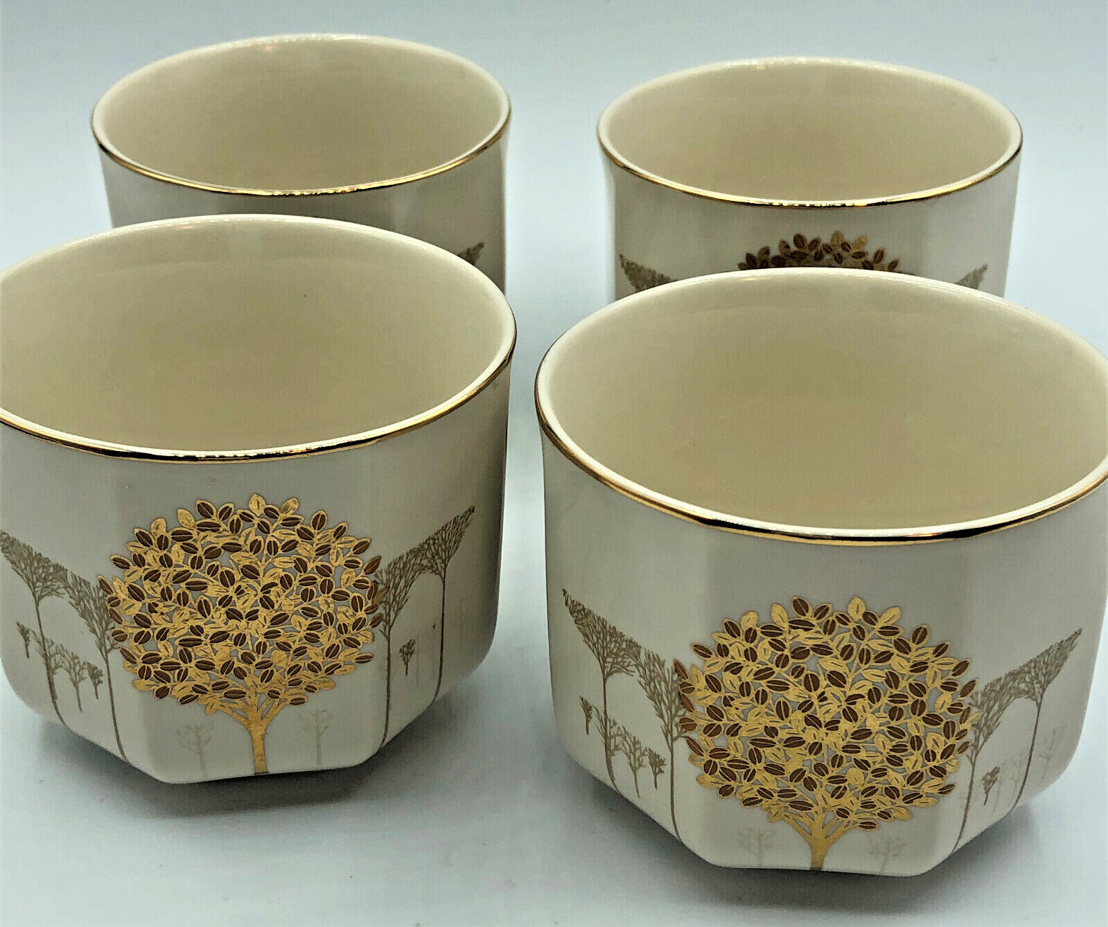 Vintage Otagiri Japan Golden Mist Cups, Set of 4 | eBay