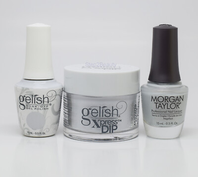 Gelish Trio Xpress Dip Powder + Gel Polish + Morgan Taylor - #265 Magic ...
