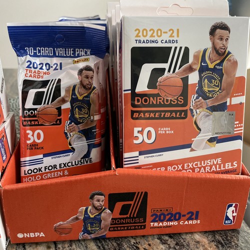 🔥SALE! 2021 Curry Donruss Basketball Blaster Hanger Boxes Cello Single ...