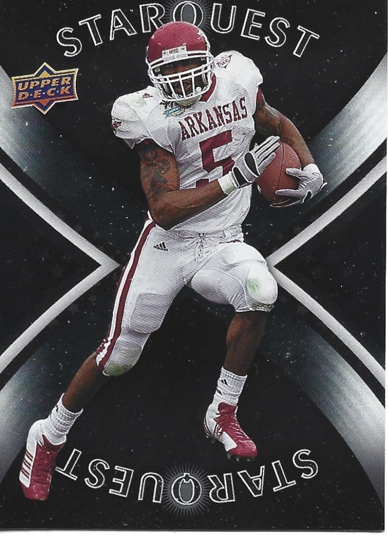 2008 Upper Deck StarQuest Silver Board #SQ8 Darren McFadden - Arkansas ...