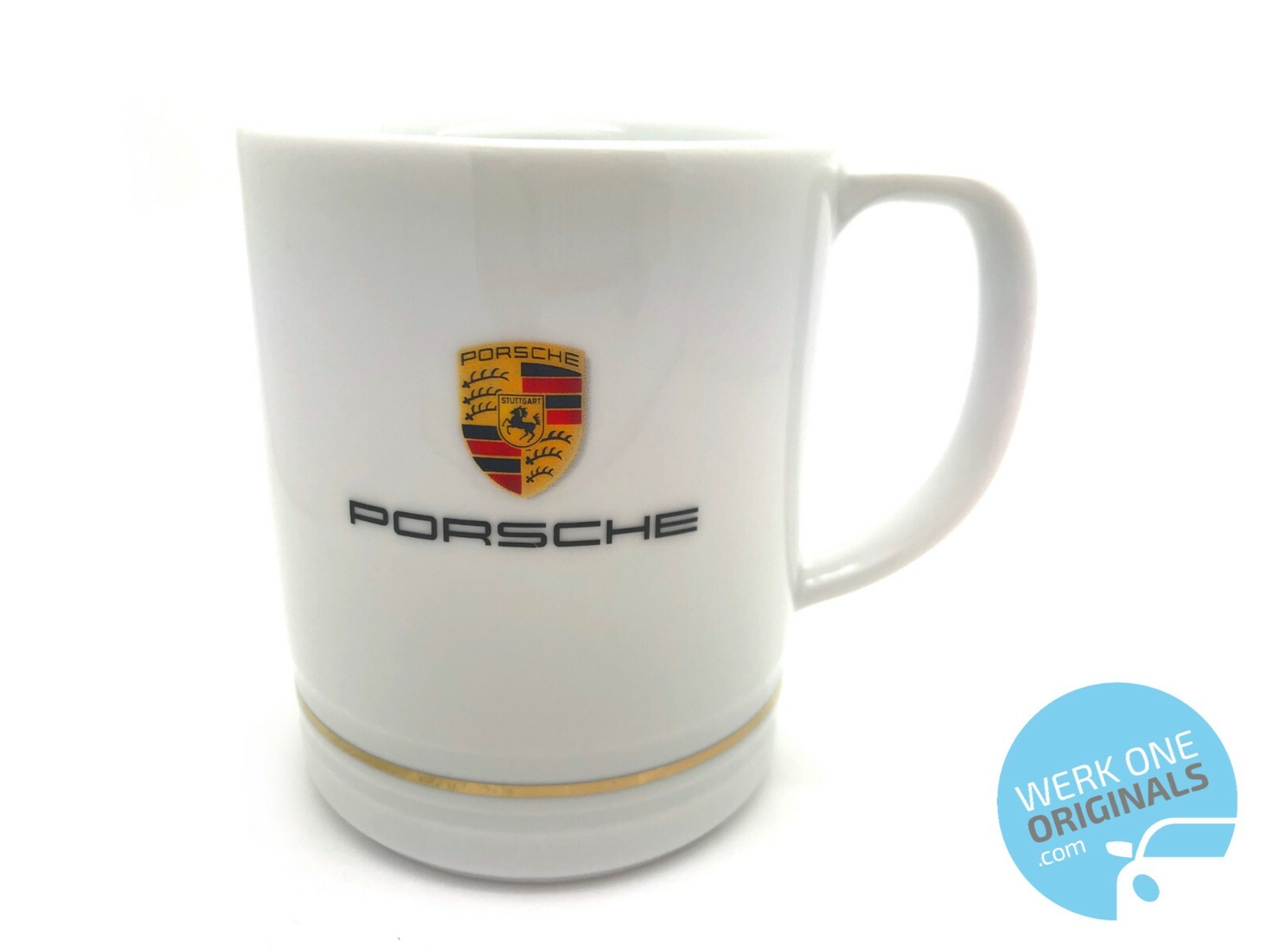 Official Porsche Crest Mug - 2022 Style Porsche Crest Cup in White ...