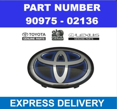 Genuine HYBRID Toyota Venza 2022 Front Grille Emblem (90975-02124 ...