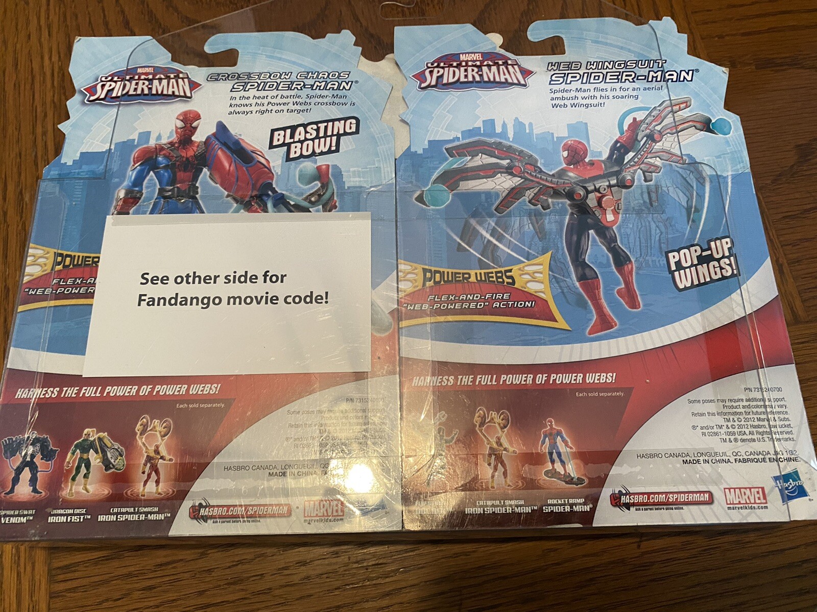 Marvel Ultimate Spider-man Power Webs Wingsuit Crossbow Chaos Doc Ock ...