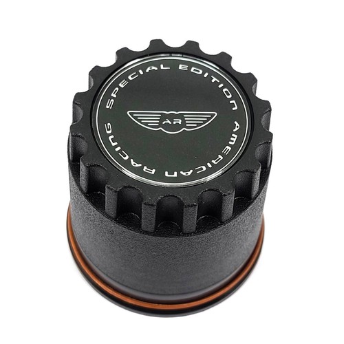 American Racing Matte Black Center Cap 3-9/16"ODub Closed for VN47 ...