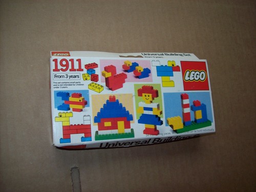 vintage 1983 LEGO Universal Building Set #1911 New Old Stock Sealed Box ...