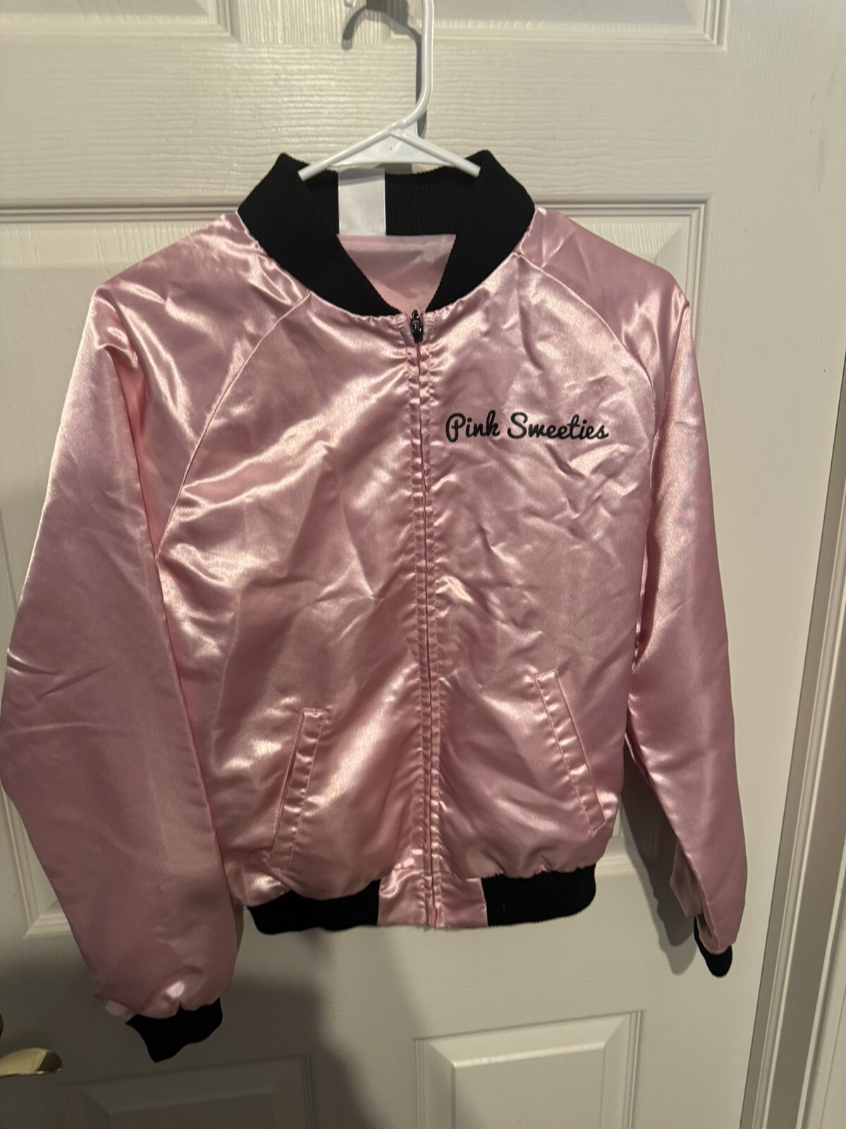 Spirit Halloween Pink Sweeties Satin Jacket 50s Costu… - Gem