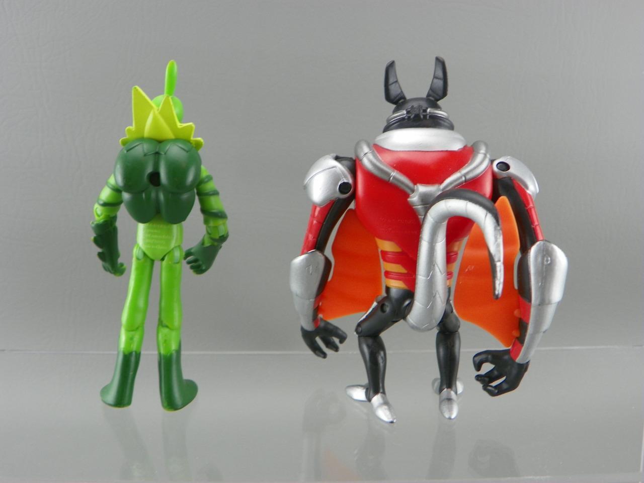 Playmates 2018 Ben 10 RATH HEATBLAST WILDVINE JETRAY Omni-Kix Alien ...