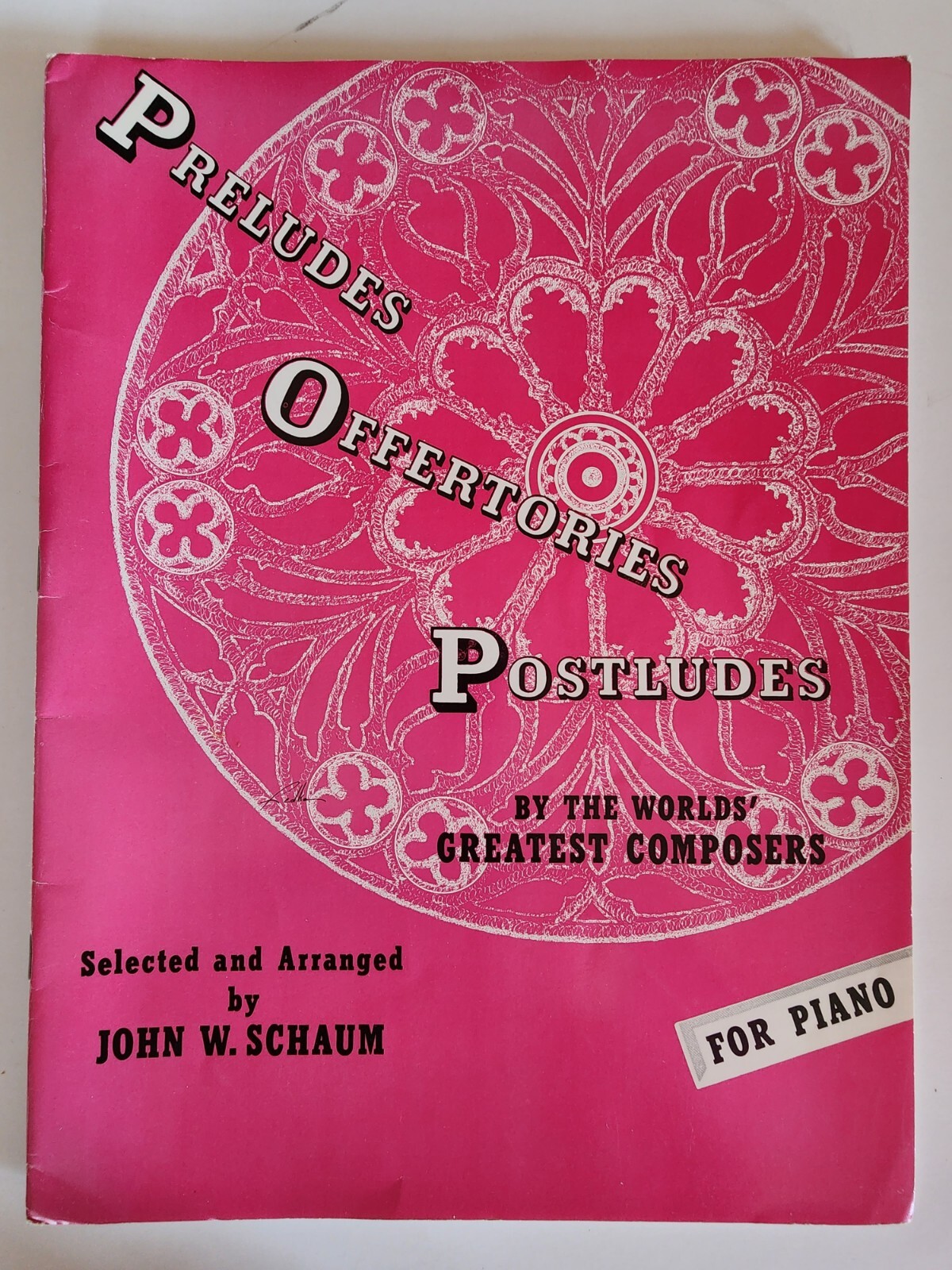 John W. Schaum "Preludes, Offertories, Postludes" For Piano Vintage ...