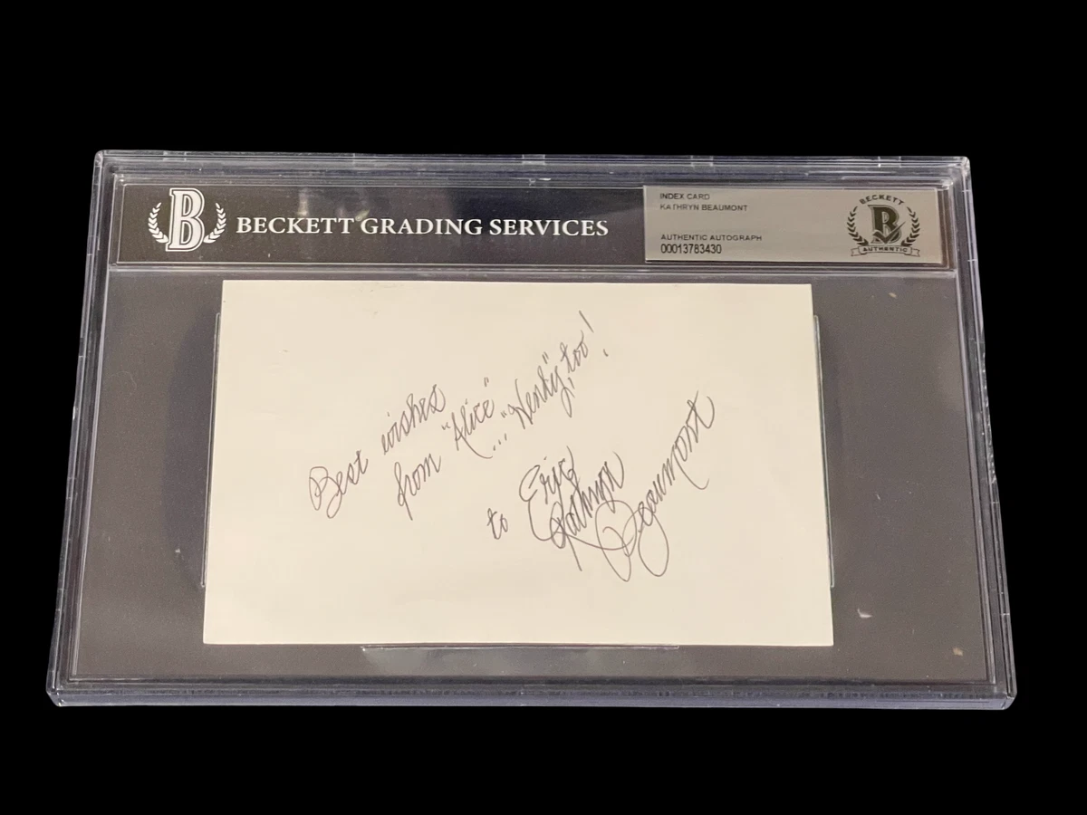 Disney Alice Autographs