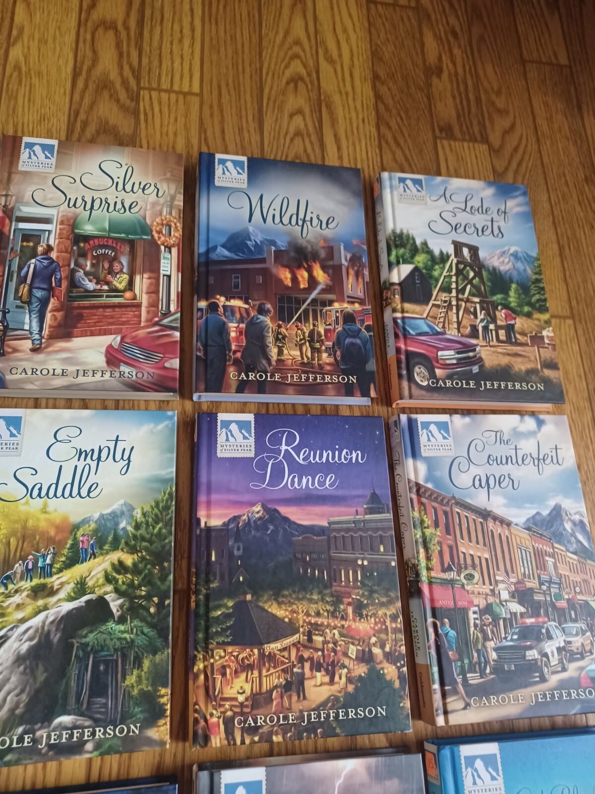 Mysteries of Silver Peak Hardcover Book Lot of 18 Novels Guideposts C ...