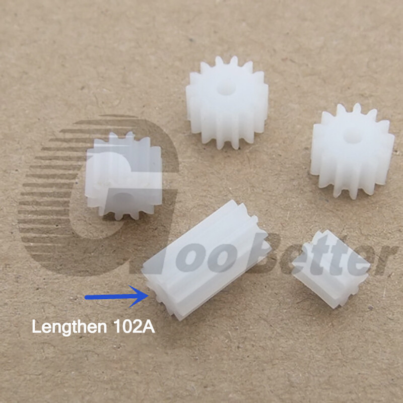 Plastic Spindle Gear Module 0.5 Mod Spur Gears for Toy Parts Car Motor ...