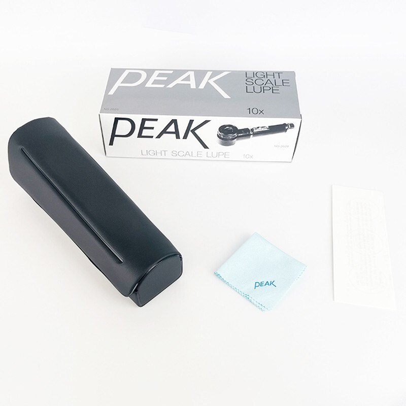 PEAK 2028 Light Scale Loupe 10X with Standard Black Scale Reticle ...