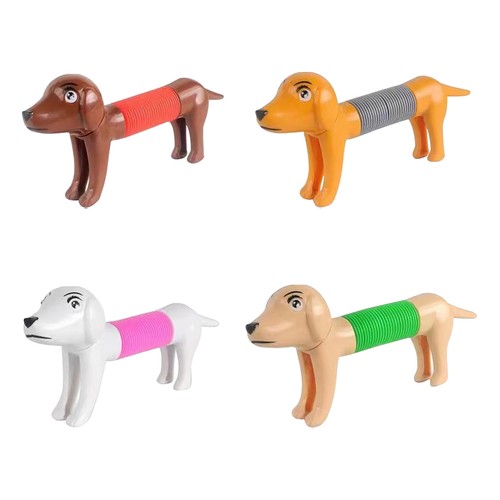 For Autistic Children Spring Dog Toy DIY Gift Fidgets Stretch Stress ...