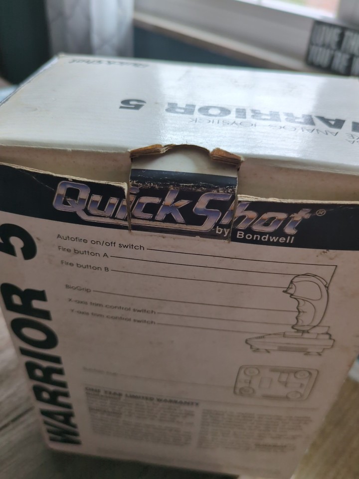 IBM Quick Shot WARRIOR 5 Deluxe Analog Joystick QS-123A Used | eBay