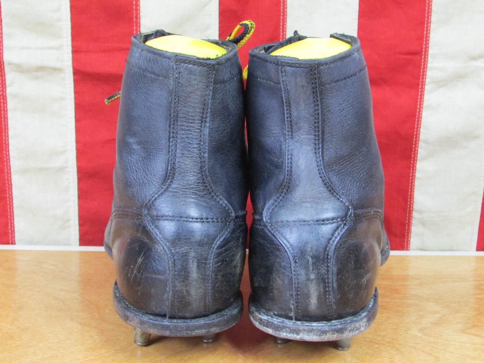 Vintage 1950s Spot Bilt Leather Football Shoes Cleats High Top w/Orig ...