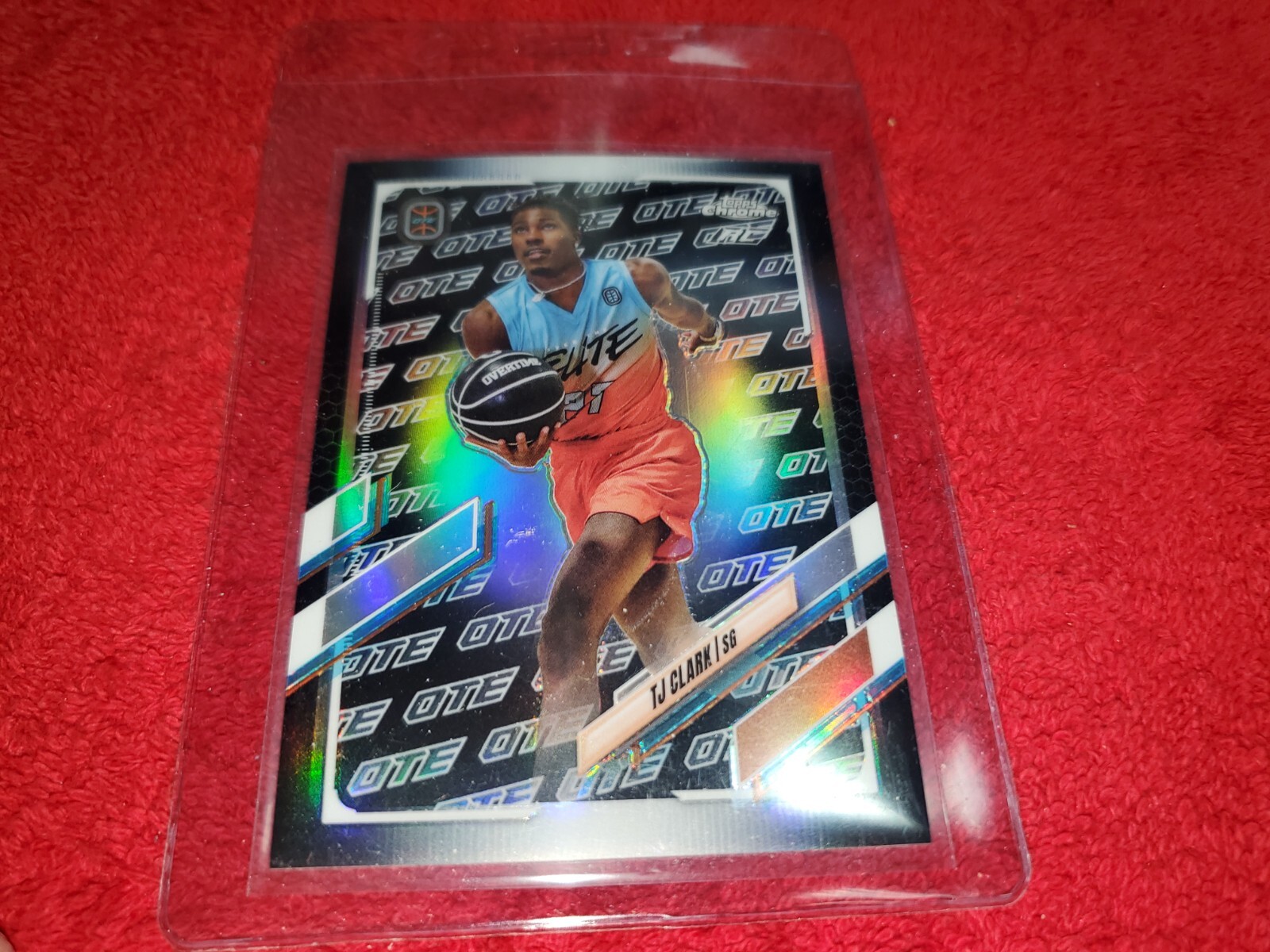 2021-22 TOPPS CHROME OVERTIME #41 TJ CLARK RC BLACK 04/10 RARE! | eBay